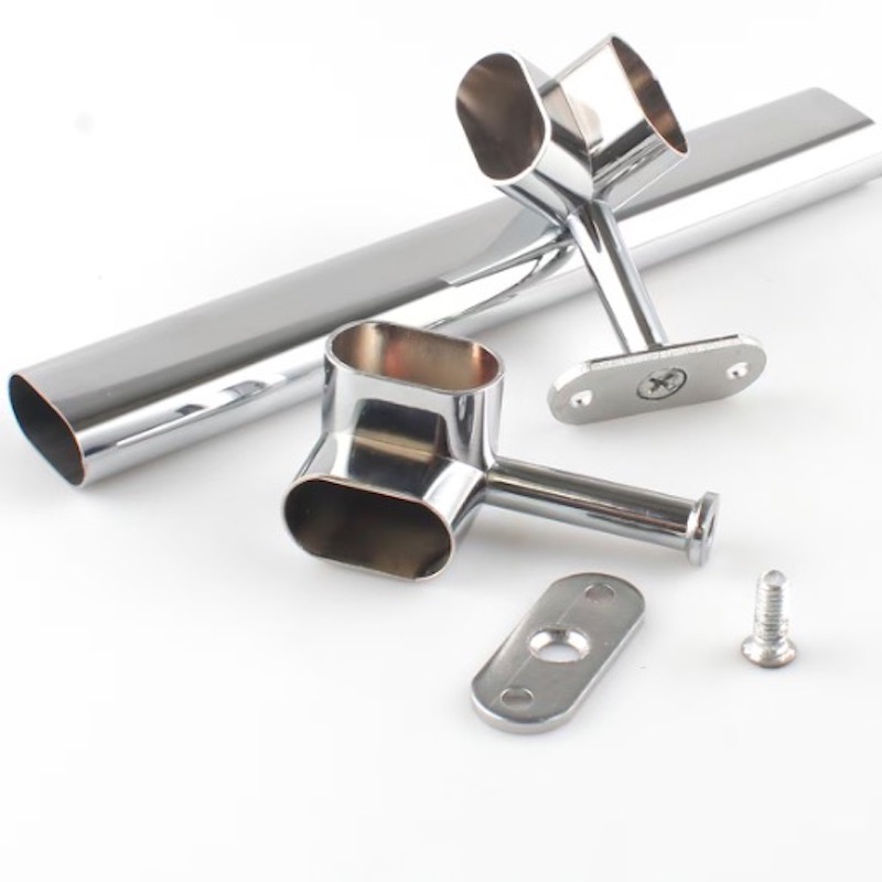 90-Degree Closet Rod Corner Bracket – Heavy Duty Metal Connector for ...